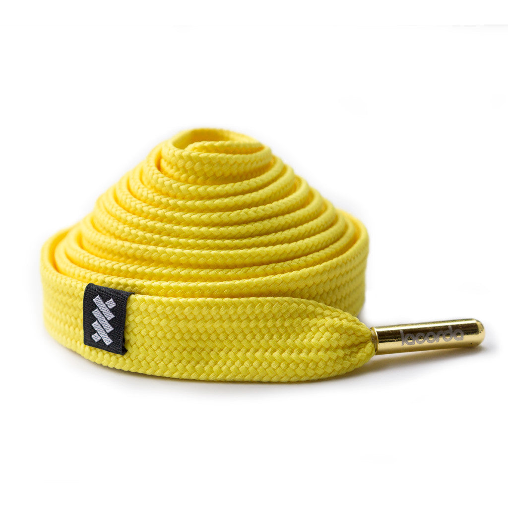 OG Shoelace Belt - Yellow | Lacorda Threads